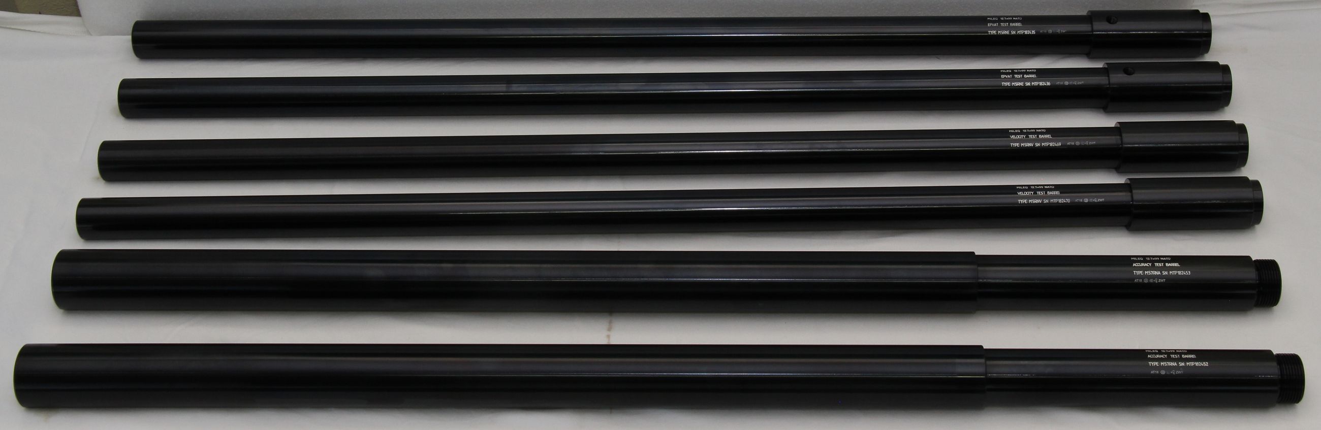 MILEQ Test Barrels